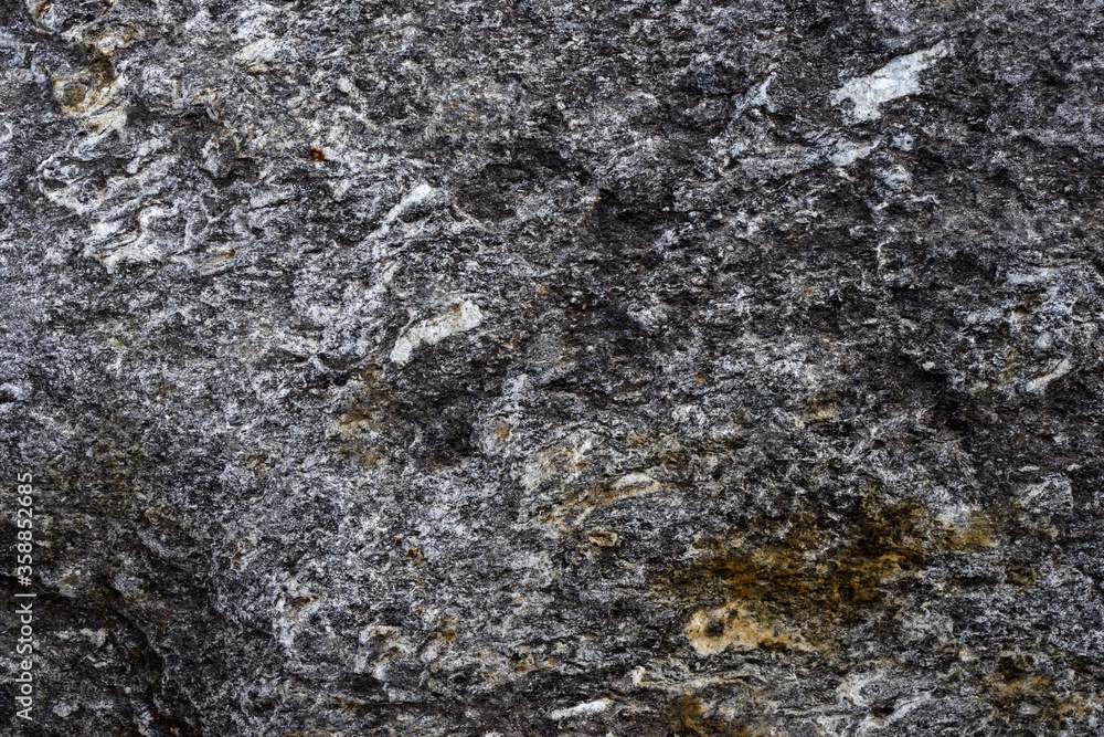 Natural stone grey granite background. Bright hard grey granite rock ...