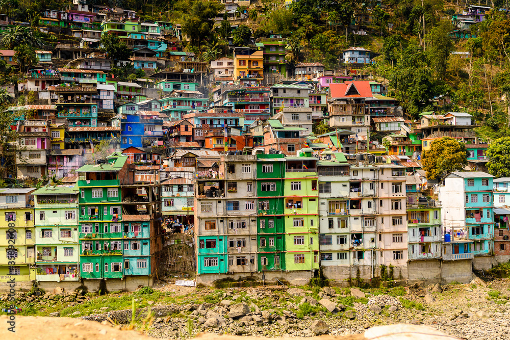 Architecture of the Indian state of Sikkim Stock Photo | Adobe Stock