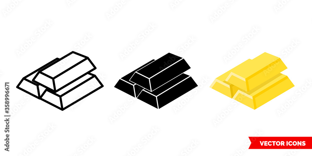 Gold Bar Icon Png
