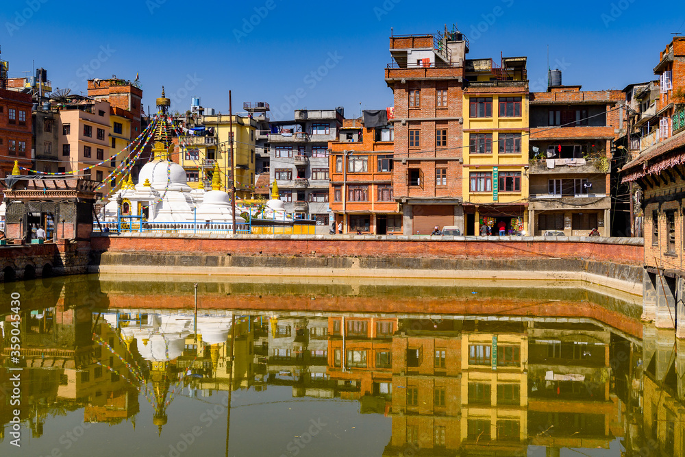 Architecture of Kathmandu, the capital city of the Federal Democratic ...
