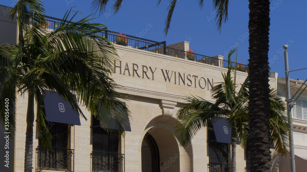 Harry Winston store at Rodeo Drive in Beverly Hills - LOS ANGELES, USA ...