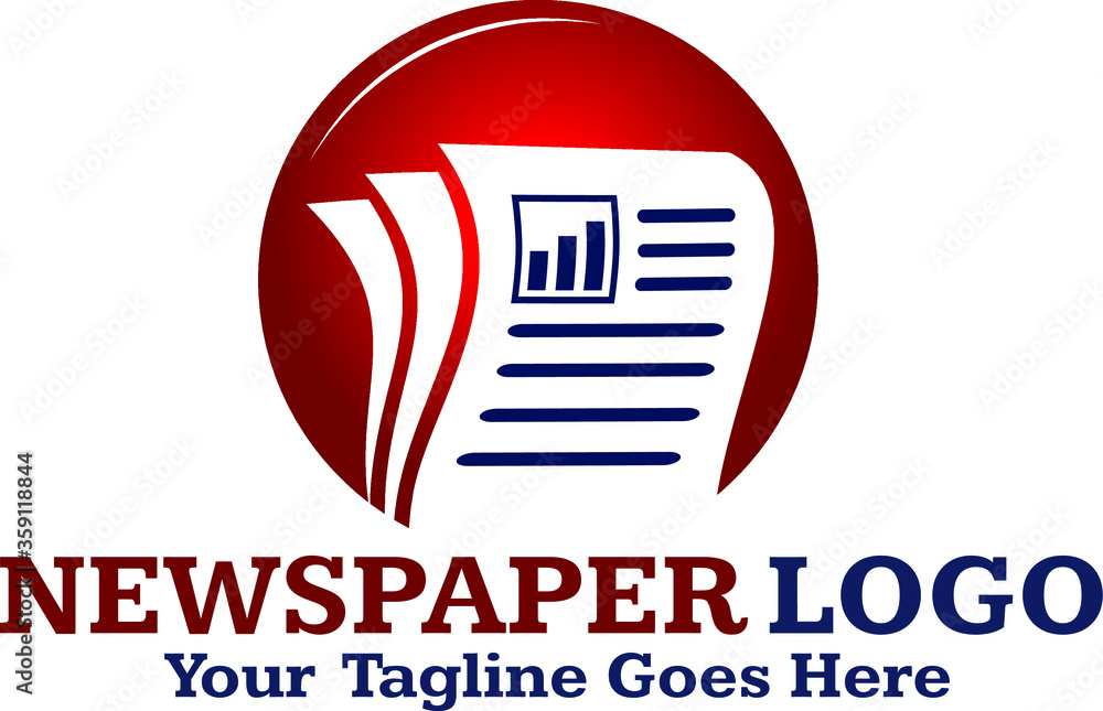 Newspaper Logo Stock Vector | Adobe Stock