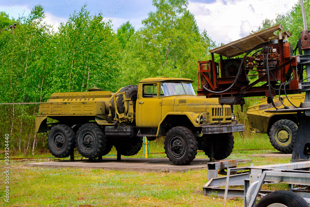 Soviet vehicle used for liquidation of the consequences of Chernobyl ...