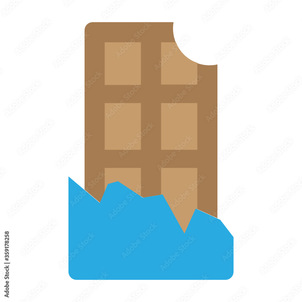 Chocoholic Vector Color Icon Design, Addiction and bad habits symbols ...