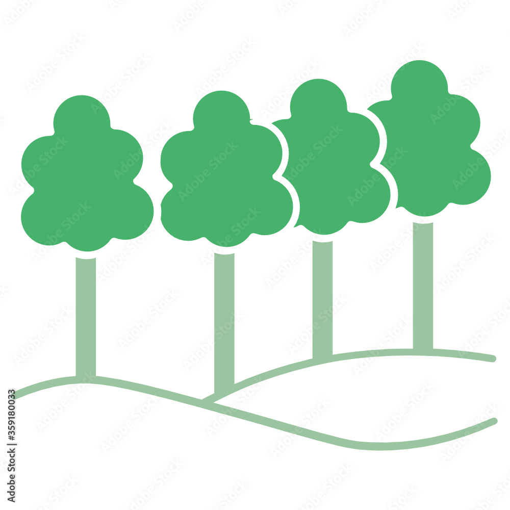 Wood bioenergy Concept, Forests Growth Save the Envoirnment Design ...