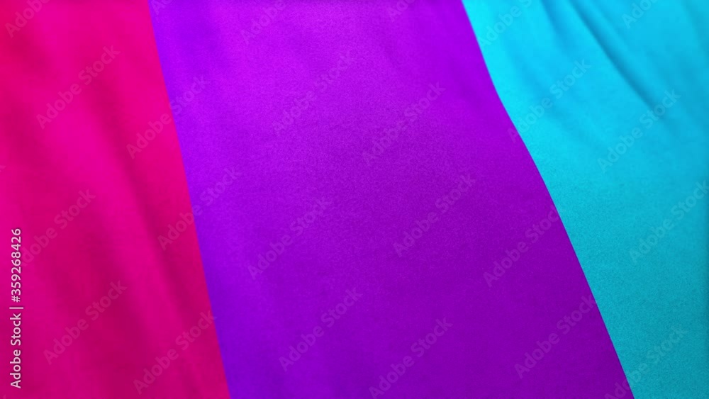 Seamlessly looping 3D animation of Androgyne Gender Pride Flag ...