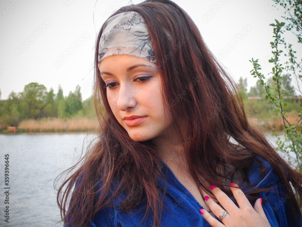 Ordinary girl from small town, teeagers and students lifestyle ...