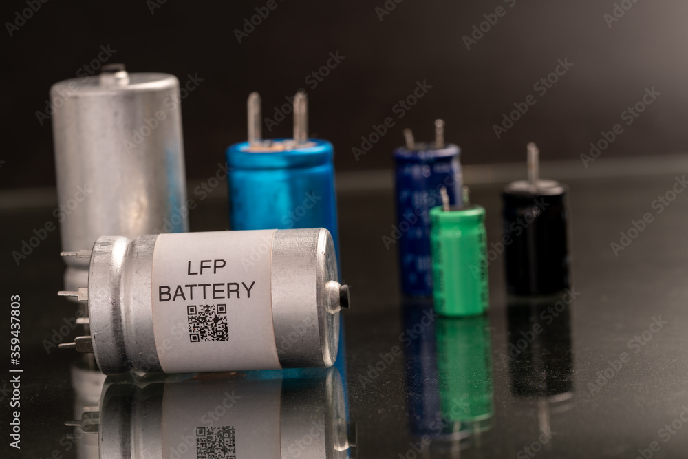 Lithium iron phosphate battery LiFePO. or LFP battery lithium ...