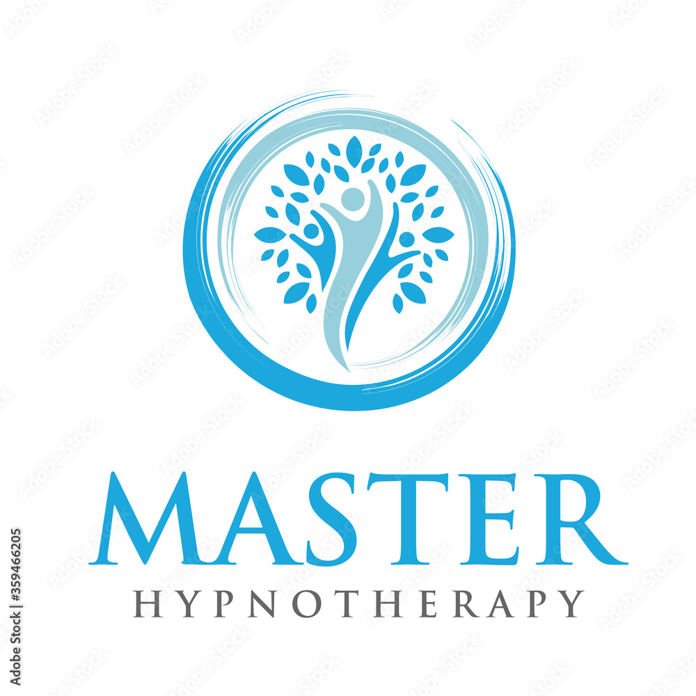 Psychology Logo. Hypnotherapy Logo Design Vector Stock Vector | Adobe Stock
