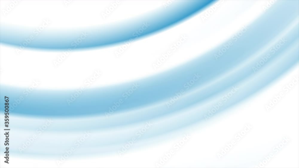 Blue white smooth circles abstract tech motion design. Futuristic ...