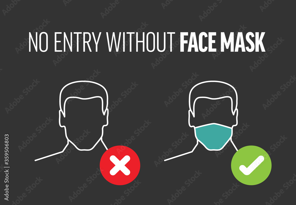 Covid-19 Safety Poster Layout Stock Template | Adobe Stock