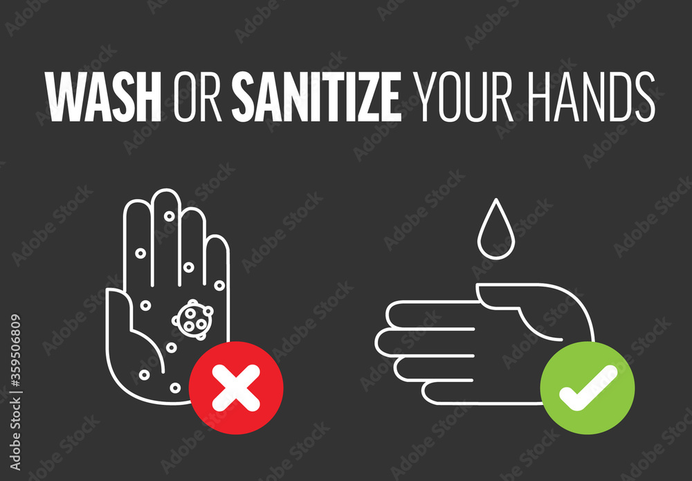 Covid-19 Safety Poster Layout Stock Template | Adobe Stock