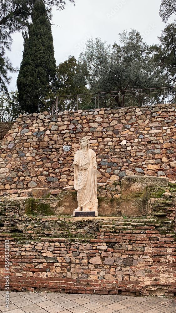 Anfiteatro romano de Merida. Stock Photo | Adobe Stock