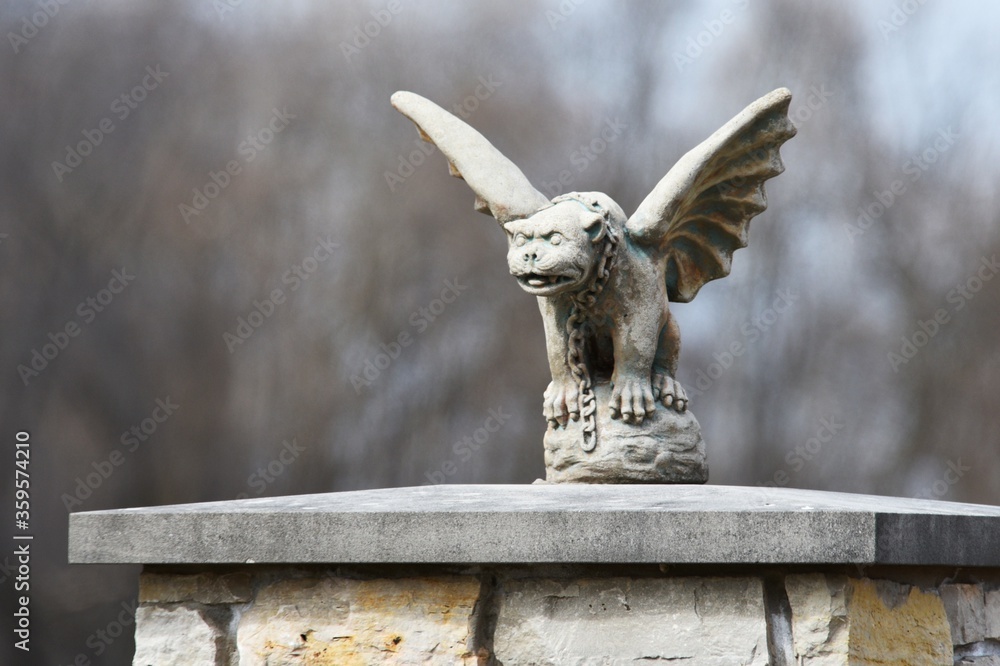 Flying Monkey Gargoyle Stock Photo | Adobe Stock
