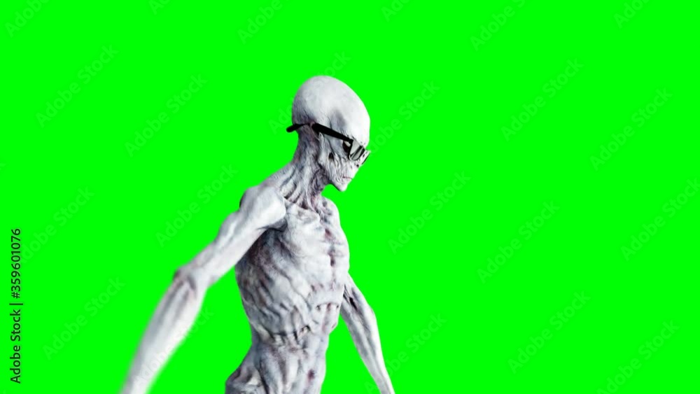 Funny alien dancing hip hop. Realistic motion and skin shaders. 4K ...