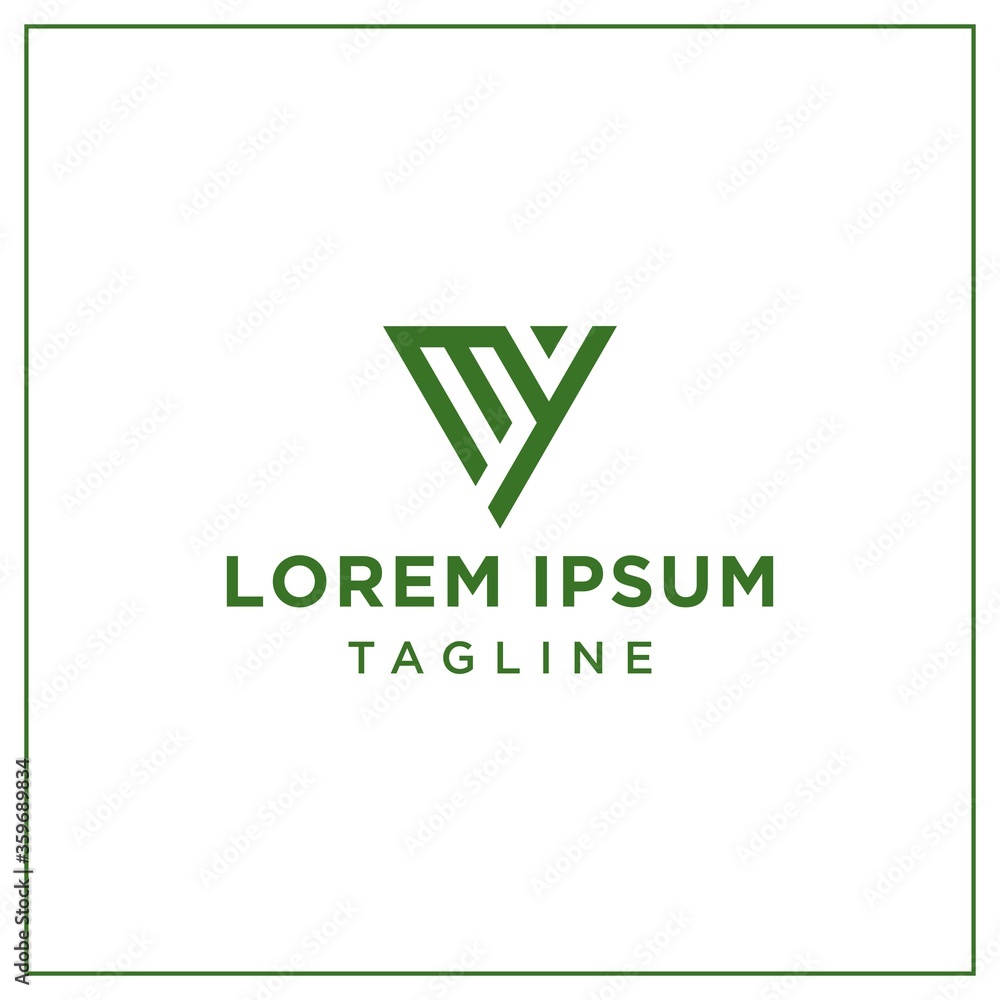 pc or rc triangle logo Stock Vector | Adobe Stock