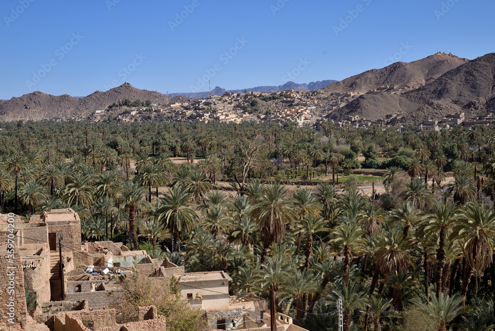 DJANET OASIS IN THE SAHARA DESERT IN ALGERIA. Stock Photo | Adobe Stock