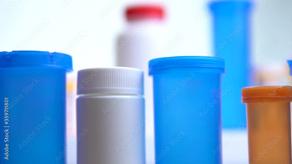 Extreme macro view of pharmaceutical generic prescription drugs and ...