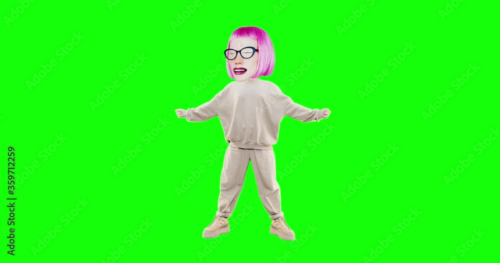 Stop motion animation funny character Cat with different emotions on ...