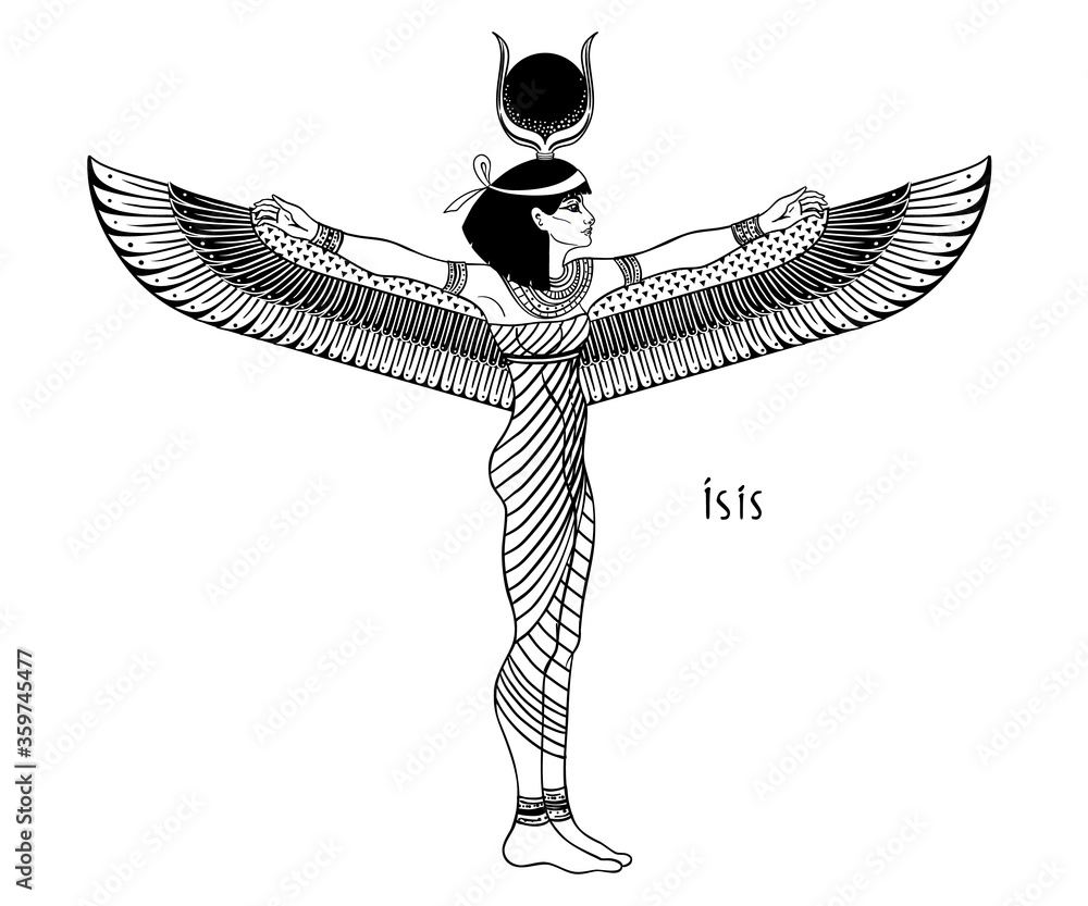 Isis, goddess of life and magic in Egyptian mythology. One of the ...