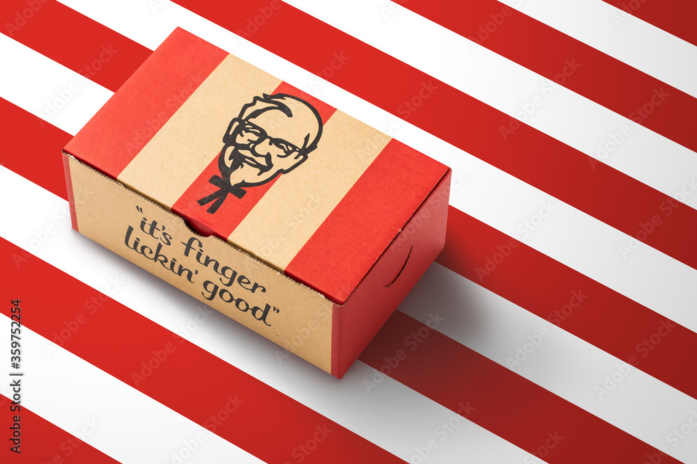 Bangkok ,Thailand - June 19 2020: KFC Fried Chicken (also known as ...