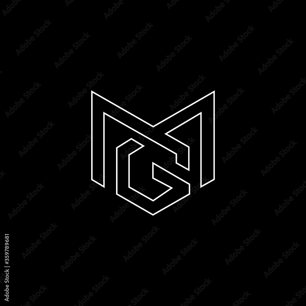 MG logo. MG, M G logo, M G icon. M G Letter. MG Letter Logo Design ...