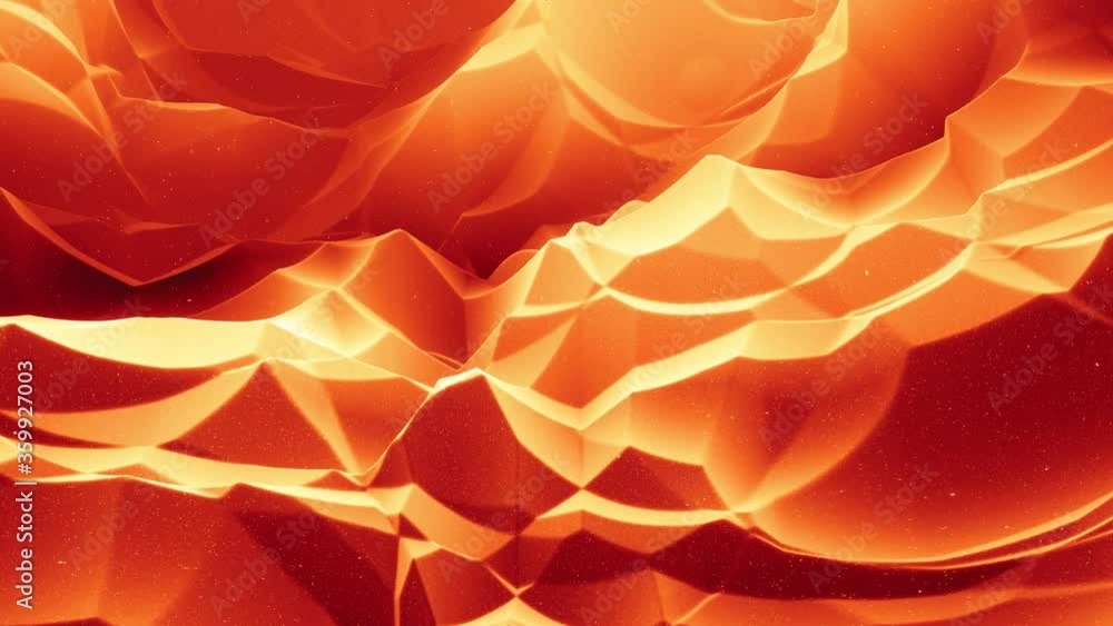 Beautiful abstract 3D surface with glitter sparkles, abstract 3d waves ...