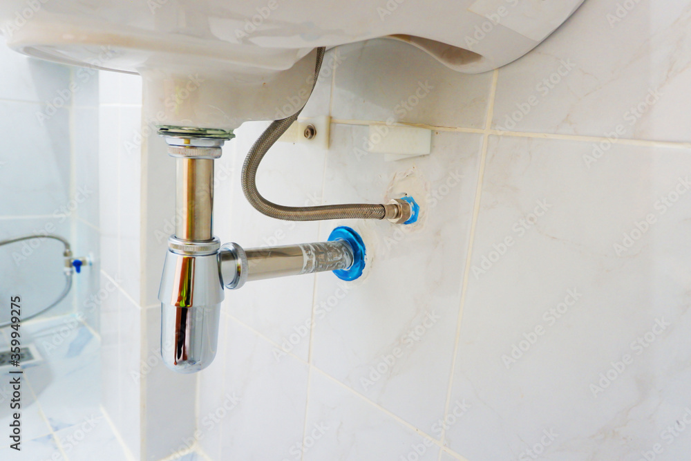 This is Installation of water inlet pipe and Installing sewer for drain ...