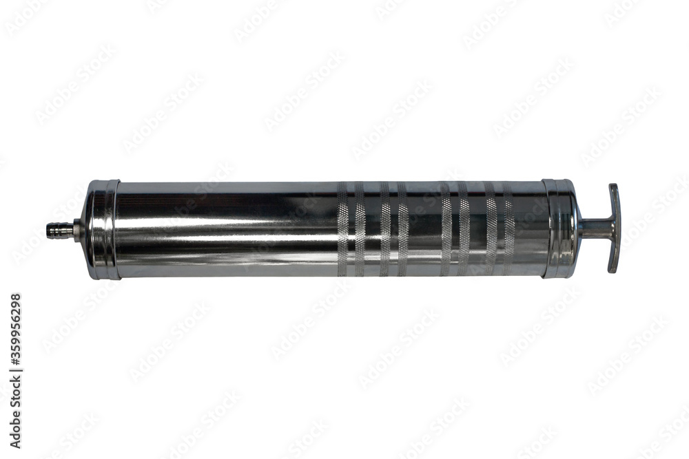 Car oil fluid suction vacuum transfer gun pump extractor isolated on ...