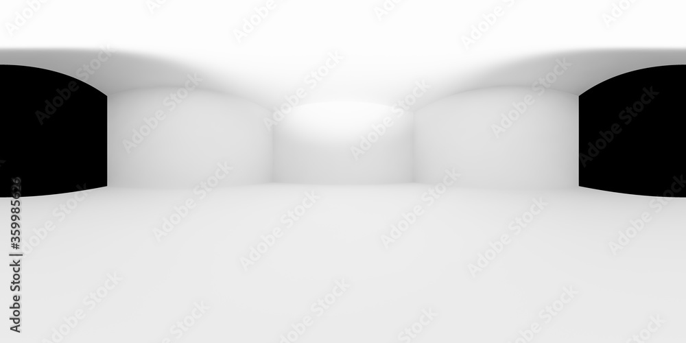Inner space of white studio room or light box studio HDRI map Stock ...