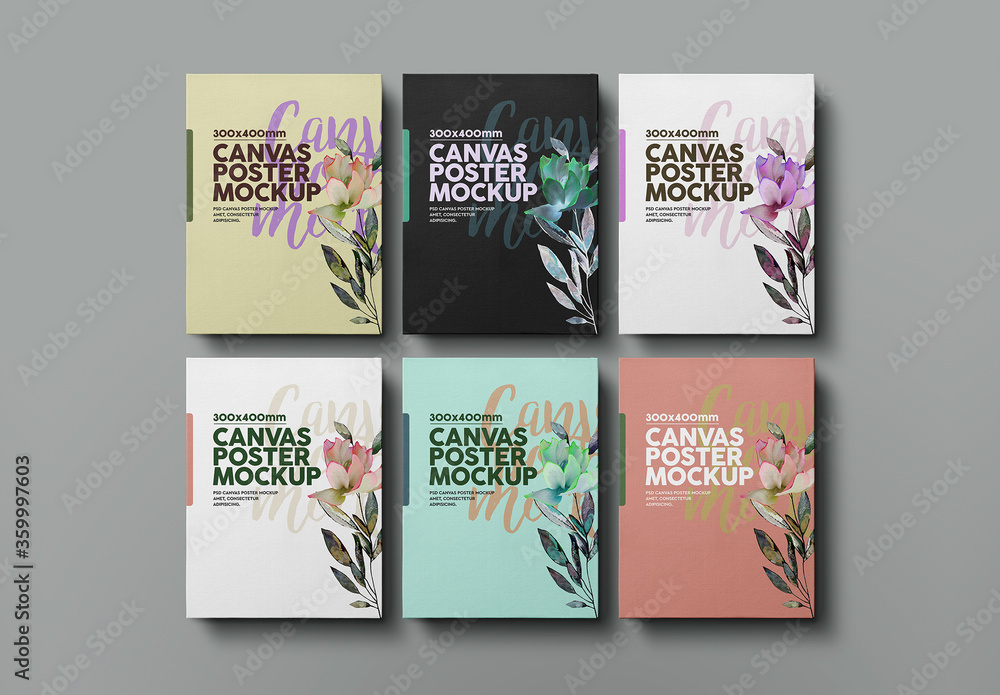 Canvas Posters Mockup Stock Template | Adobe Stock