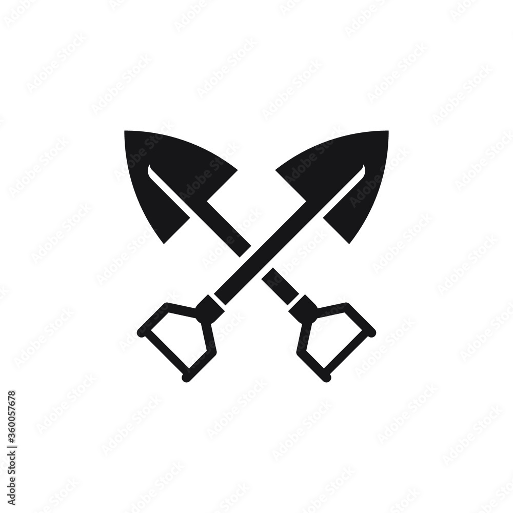 mining logo icon design Stock Vector | Adobe Stock