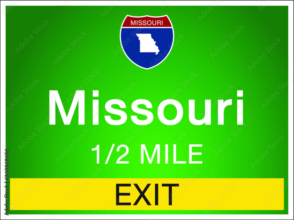 Roadway sign Welcome to Signage on the highway in american style ...