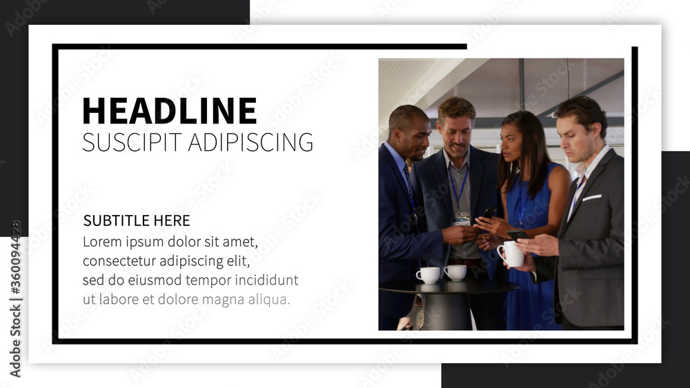 Minimal Title Overlay Stock Template | Adobe Stock
