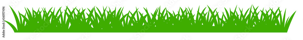 Grass Vector for bottom frame. The horizontal location. Background ...