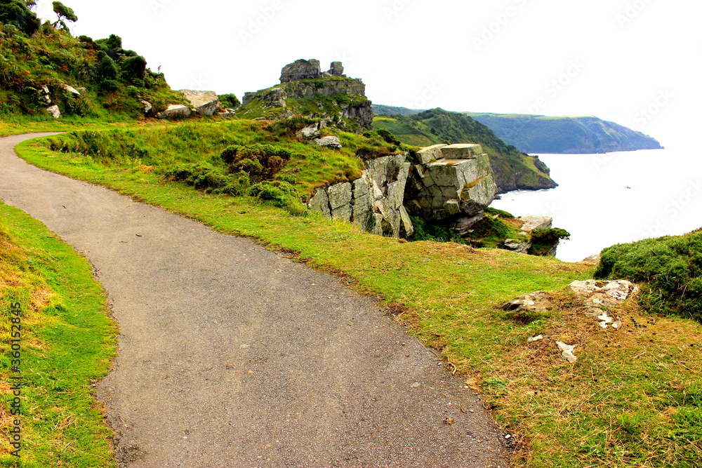 Valley of rocks, Exmoor, Devon, North Devon, England, Exmoor National ...