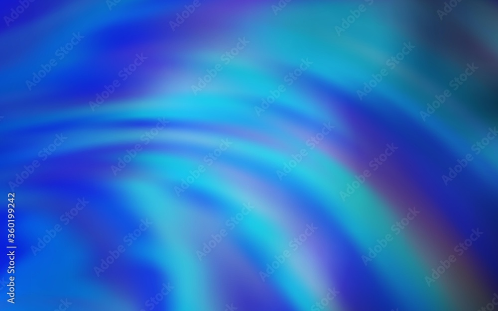 Light BLUE vector template with lines. A sample with colorful lines ...