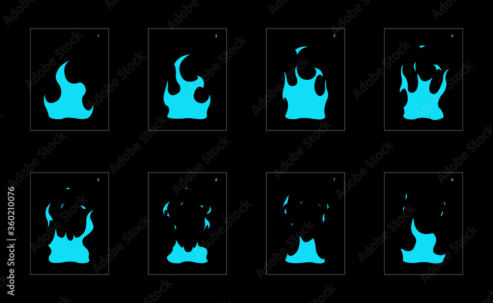 Water explosion effect. Explosion animation effect. Animation sprite ...