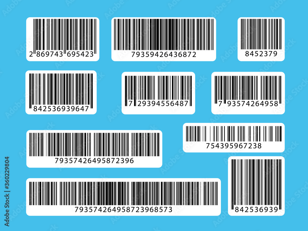 Set of barcodes. Collection QR codes. Vector illustration Stock Vector ...