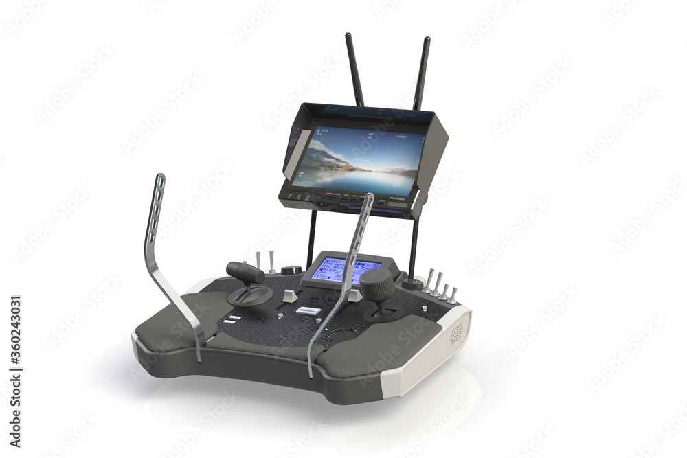 Remote control for copter, helicopter and airplane. Transmitter control ...
