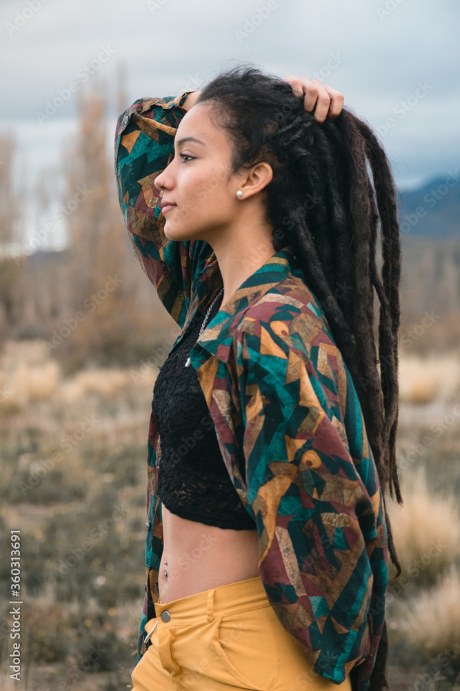 rasta model en mendoza argentina Stock Photo | Adobe Stock