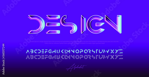 Modern alphabet letters font set. Awesome Custom Lettering Designs for ...