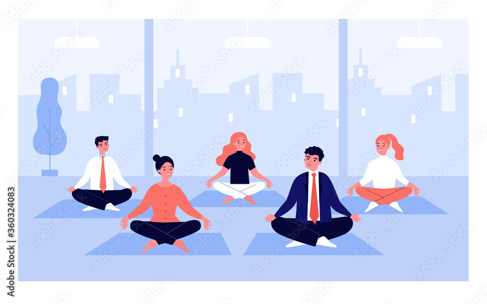 Meditation Cartoon Mindfulness