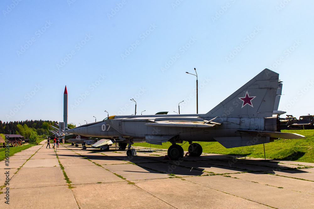 MINSK, BELARUS - MAY 4, 2018: Militar aviation, Historic cultural ...