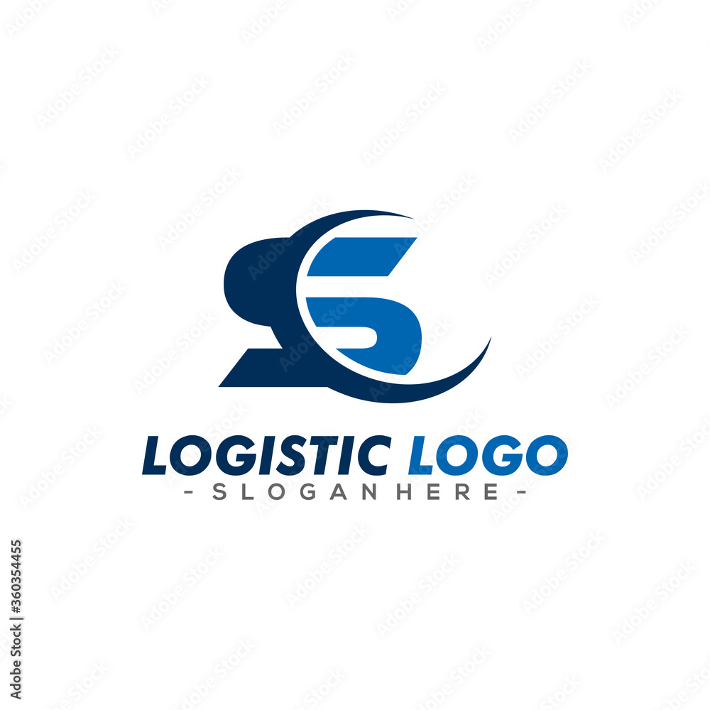 Logistic logo vector for business / company. Modern delivery service ...
