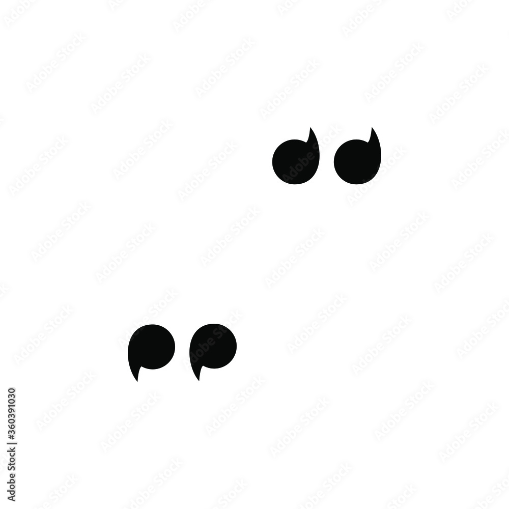 Quote iccon template Stock Vector | Adobe Stock