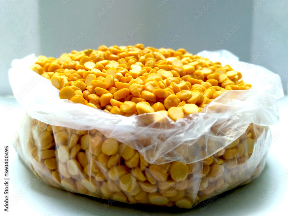 Split Chickpea Also Know as Chana Dal, Yellow Chana Split Peas, Dried ...