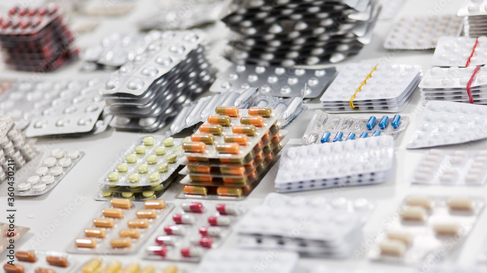 Many drugs as a healthcare concept Stock Photo | Adobe Stock