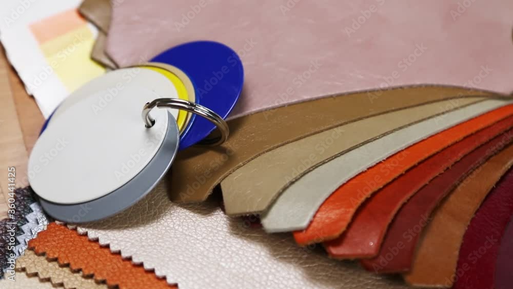 select a color from the color sample pallets in the designer's ...