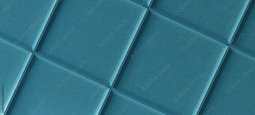 Minimal background for branding and product presentation. Blue fabric ...